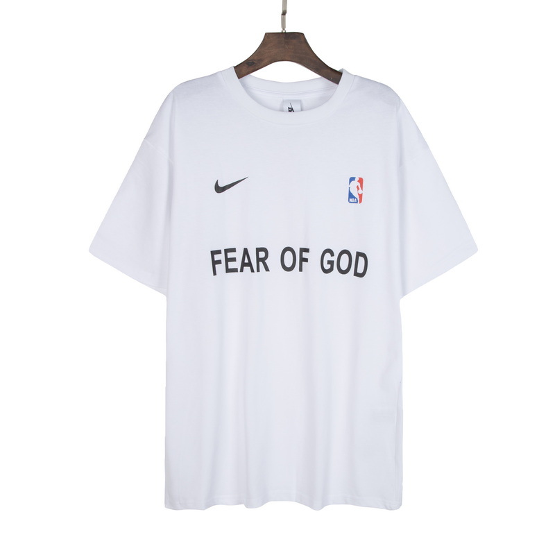 正确版本FOG FEAR OF GOD三方联名NBA潮牌宽松短袖T恤男篮球高街-阿里巴巴