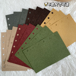 特种纸100g单面特种纸彩烙纸 M5A7活页本手账本内页活页替芯120张-阿里巴巴