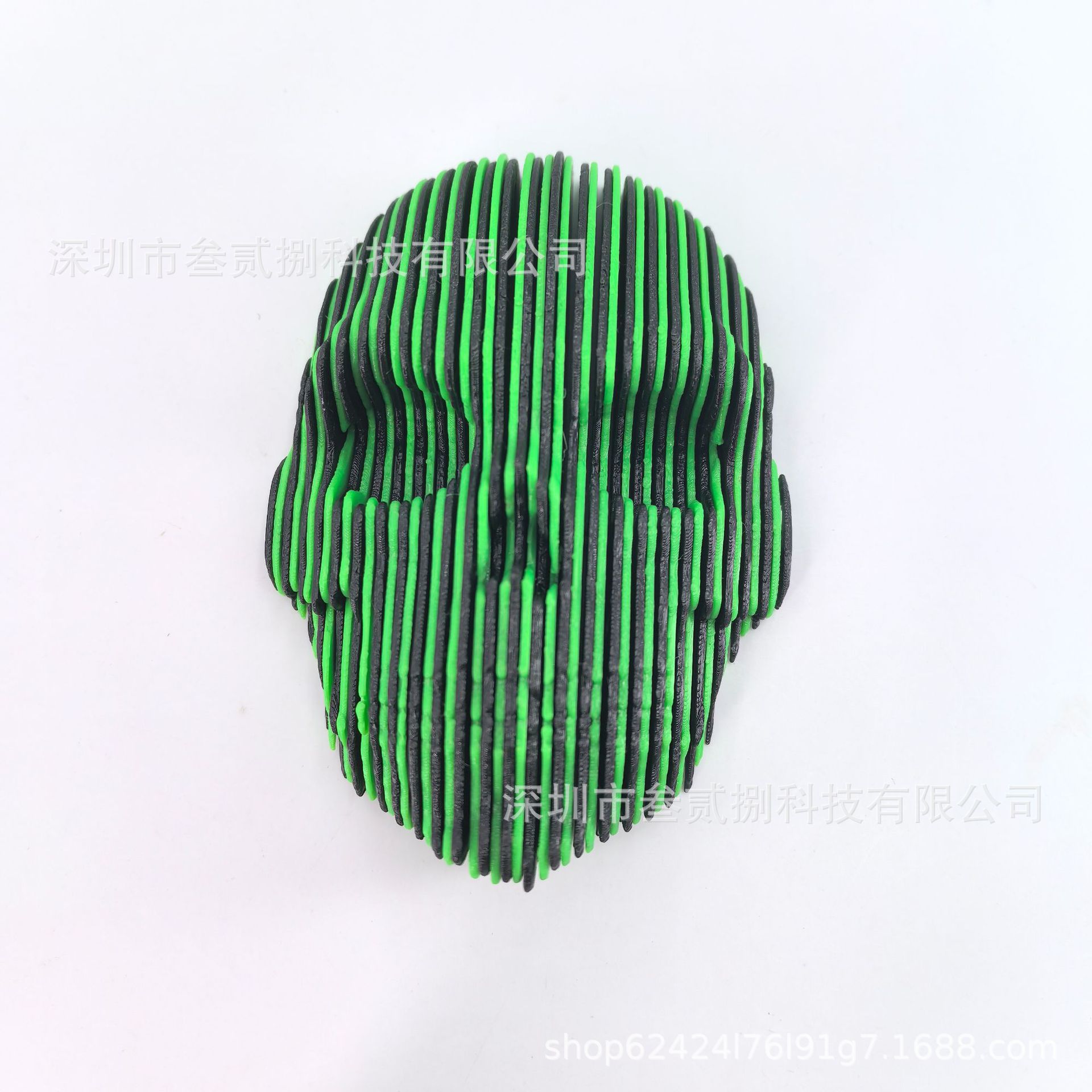 TK爆款 Printed Luminous Quantum Skull 3D打印发光量子头骨装饰-阿里巴巴