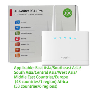 R311 Pro 4G router无线路由器随身WIFI 300Mbps外置天线4G CPE-阿里巴巴