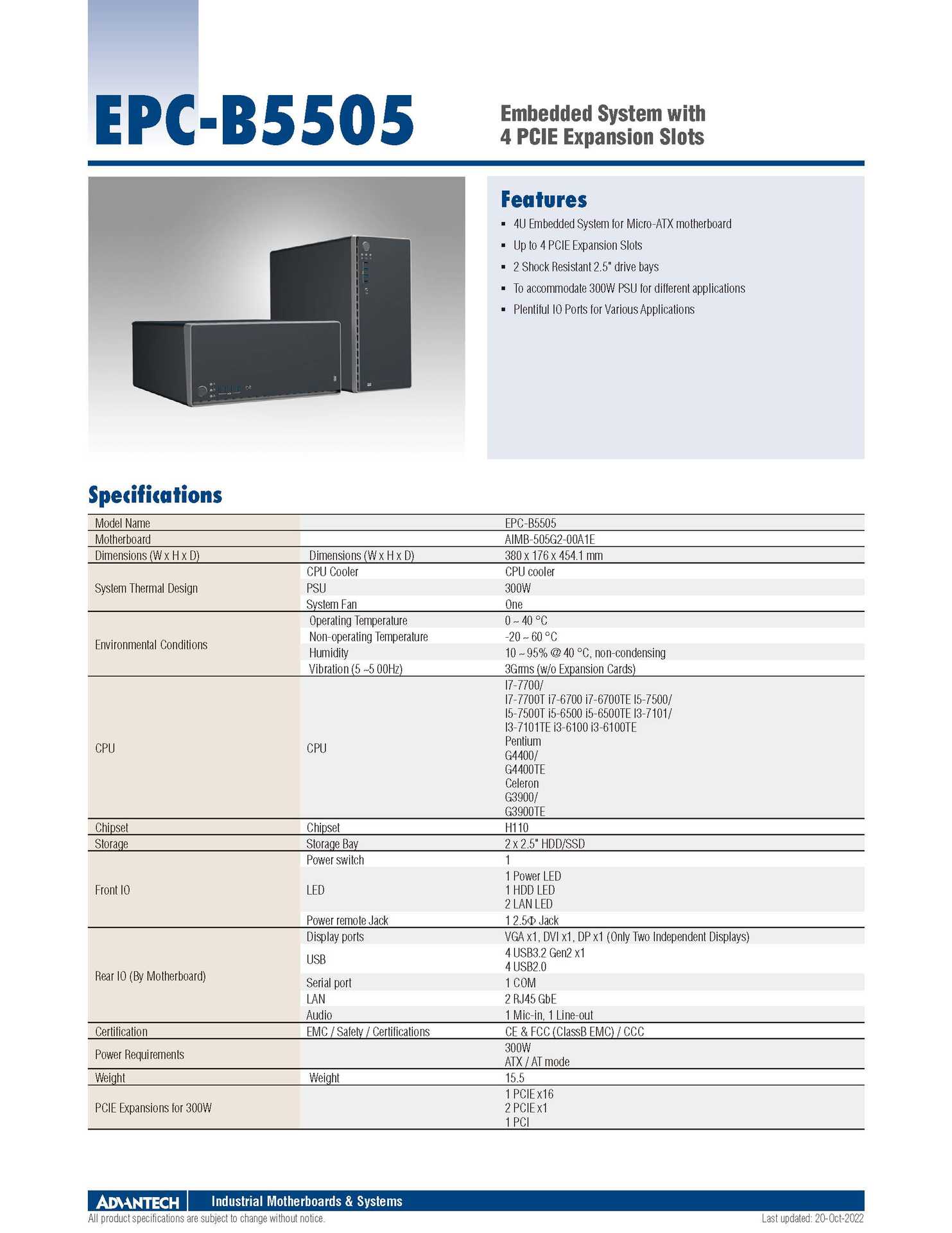 研华嵌入式工控机EPC-B5505 标准4U机箱-阿里巴巴