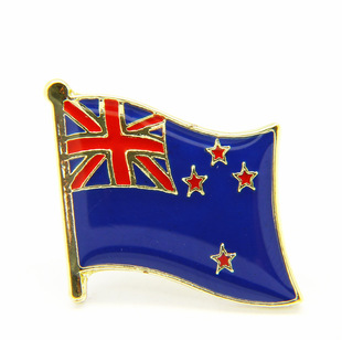 新西兰 金属国旗徽章 New Zealand FLAG LAPEL PIN BADGE 193-阿里巴巴