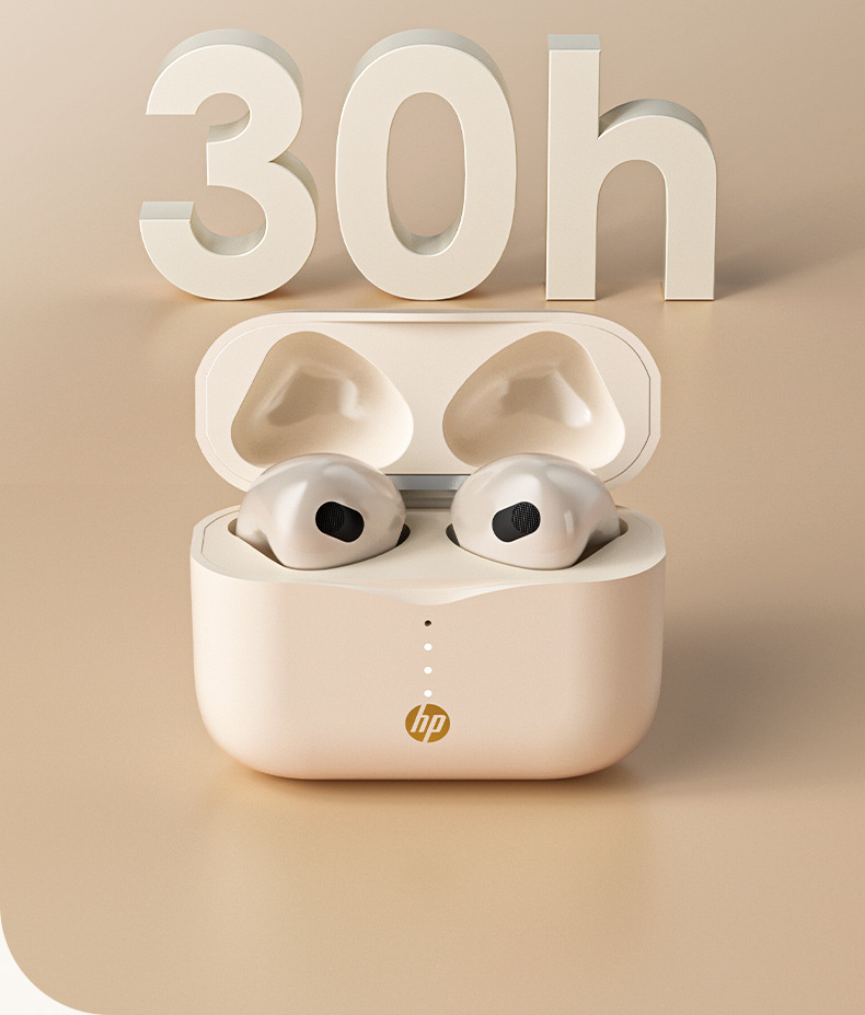 HP惠普H23A无线蓝牙耳机半入耳式2023新款适用于华为小米耳机运动-阿里巴巴
