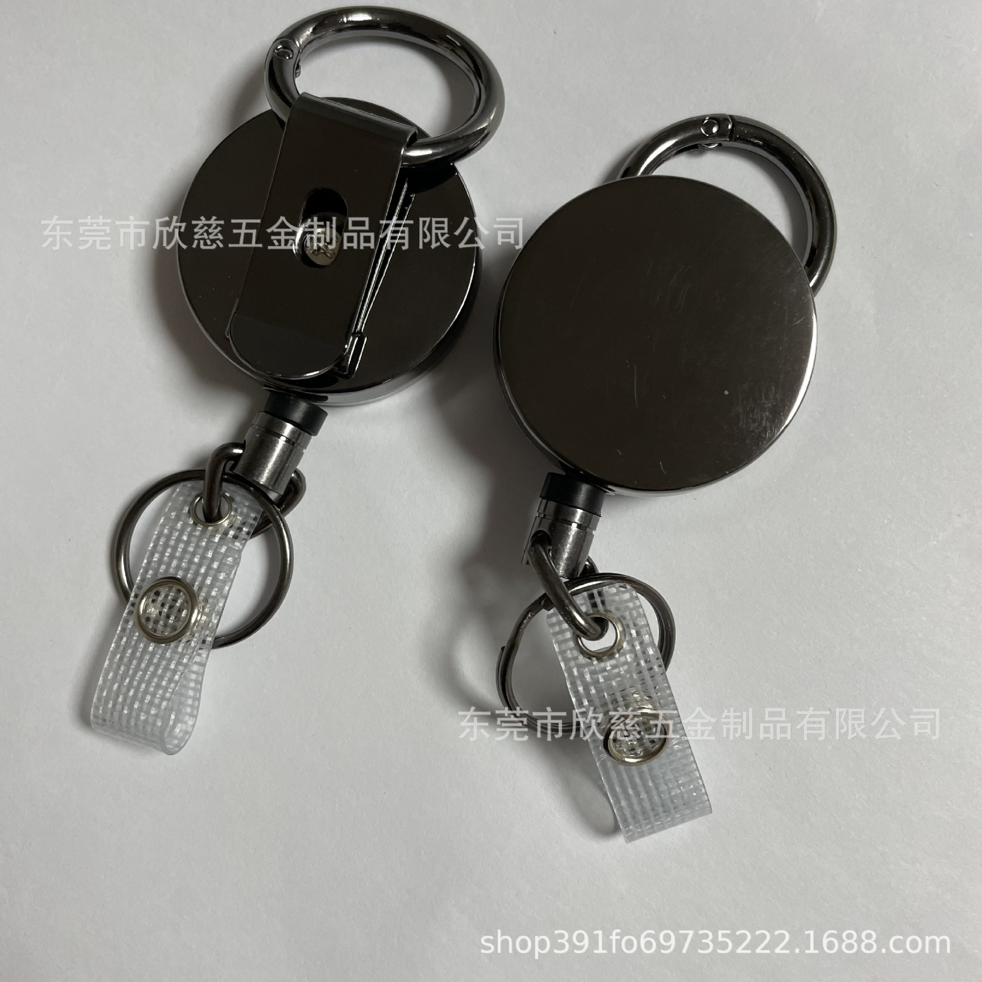 锌合金枪灰弹簧圈伸缩钥匙扣圆环扣易拉得圆圈扣金属弹簧扣易拉扣-阿里巴巴