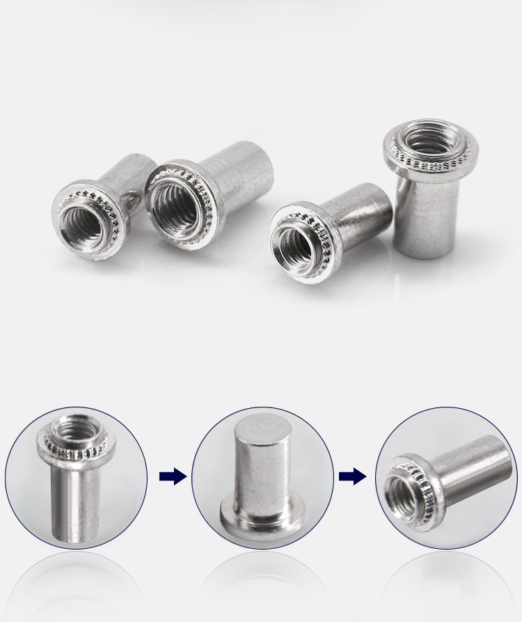 不锈钢防水螺母BS-M3/M4/M5/M6/M8 防水压铆螺柱 密封螺母柱 铆柱-阿里巴巴