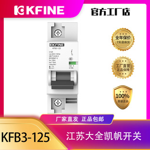 江苏大全凯帆开关KFB3-125/1P系列C型D型小型断路器微型断路器-阿里巴巴