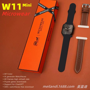 Mirowear微穿戴W11 mini 智能手表本地音乐电子书灵动岛Watch 11-阿里巴巴