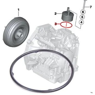 2411 7551 093 适用于 宝马 机油散热器 胶圈 密封圈 24117551093-阿里巴巴