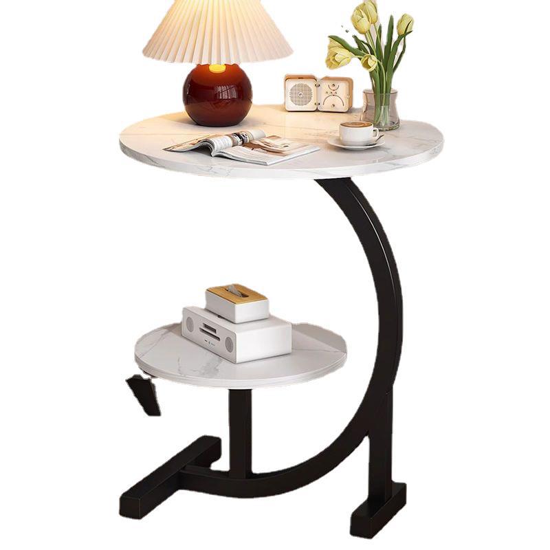 Middle Ancient Style Clouds Double-Layer Table Bedside Small Round ...