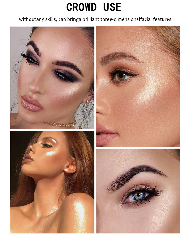 MISIOU BEAUTY跨境五色条纹珠光渐变眼影盘闪亮珠光眼影批发-阿里巴巴