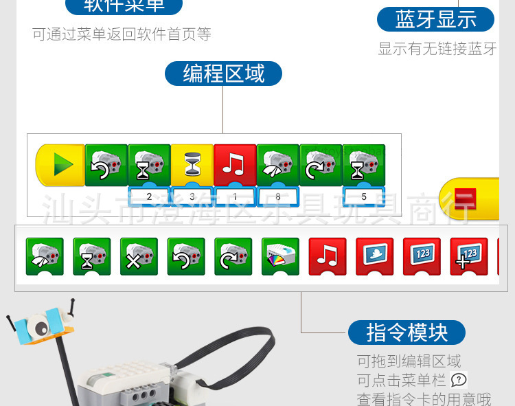 wedo 兼容乐高wedo2.0 45300 编程机器人scratch3.0 wedo教具套装-阿里巴巴