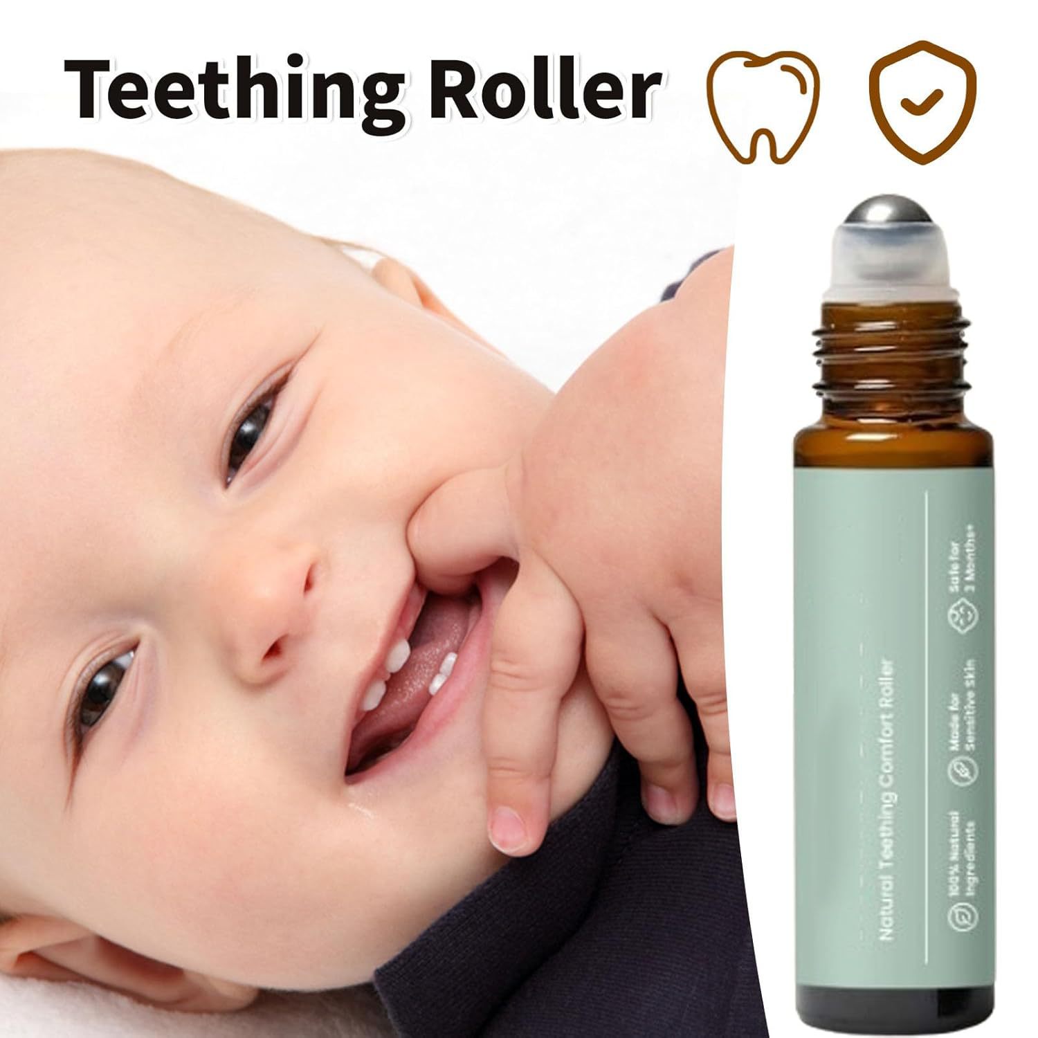 Mamas Teether: Teething Roller,全天然牙龈舒缓滚轮 自然温和舒-阿里巴巴