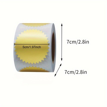 Seal Stickers 2 Inch Round Labels with Serrated-阿里巴巴