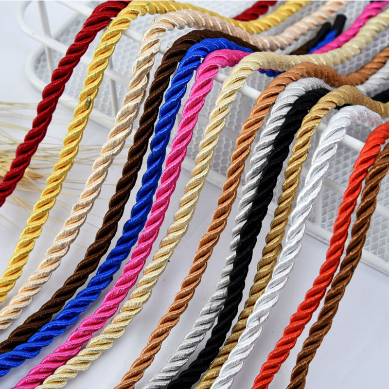 Spot wholesale color three -stranded rope rope box gift box rope paper ...