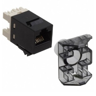 8-1375055-2康普六类非屏蔽模块黑色原装RJ45模块8-1375055-6蓝色-阿里巴巴