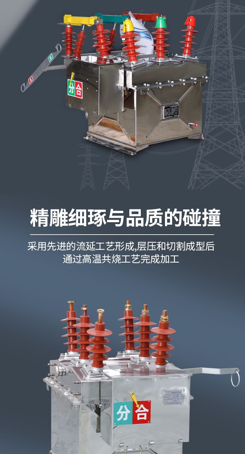 ZW8-12G/630户外高压真空断路器10KV柱上开关 ZW8真空断路器 现货-阿里巴巴