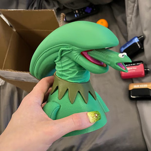跨境新品 Alien Xenomorph Kermit Mashup 异形 Kermit 混搭-阿里巴巴