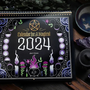 2024年黑色魔法日历 2024 Calendar For A Magical-阿里巴巴