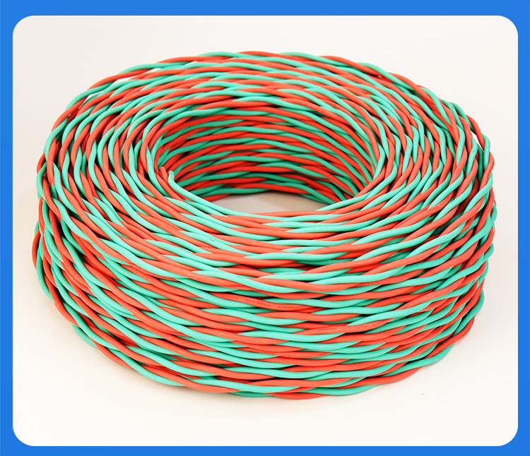 WDZBN-RYJS 低烟无卤阻燃铜芯绞型软电线 双绞线 花线 消防线-阿里巴巴