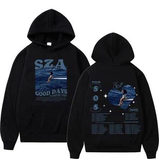 SZA SOS Good Days Hoodie 2023 Concert Tour Hoodies Men Women-阿里巴巴
