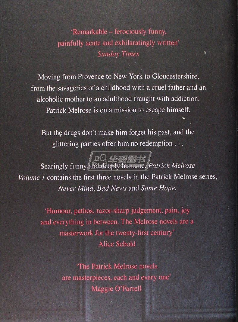帕特里克梅尔罗斯1 英文原版书 Patrick Melrose Volume 1 Never-阿里巴巴
