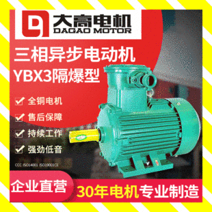 厂家供应YBX3系列防爆电机 三相异步电动机0.75-315kw防爆电机-阿里巴巴