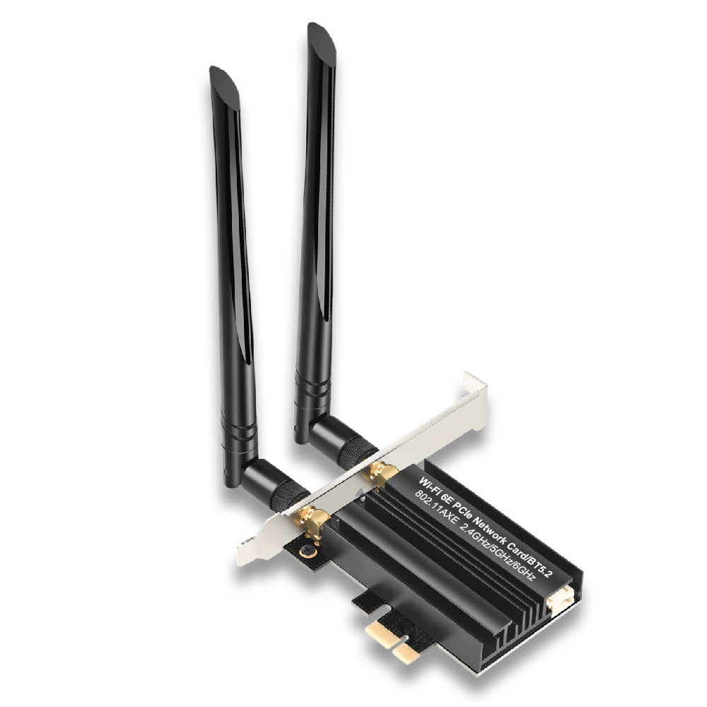 Tri-band WiFi6E Gigabit Nic MT7922 desktop built-in PCIE wireless Nic ...