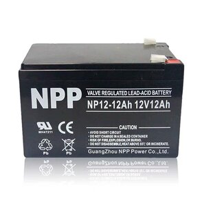 NPP耐普铅酸蓄电池 NP12-17 12v17ah 消防主机 ups电源配套-阿里巴巴