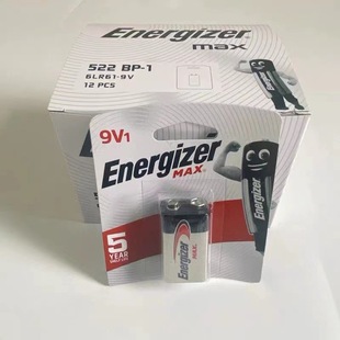 Energizer劲量9V电池 劲量522电池 劲量6LR61 6AM6 方形电池-阿里巴巴