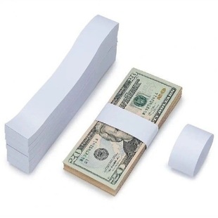 300Pcs Money Bands Bundles Self Sealing Cash Straps White跨1-阿里巴巴