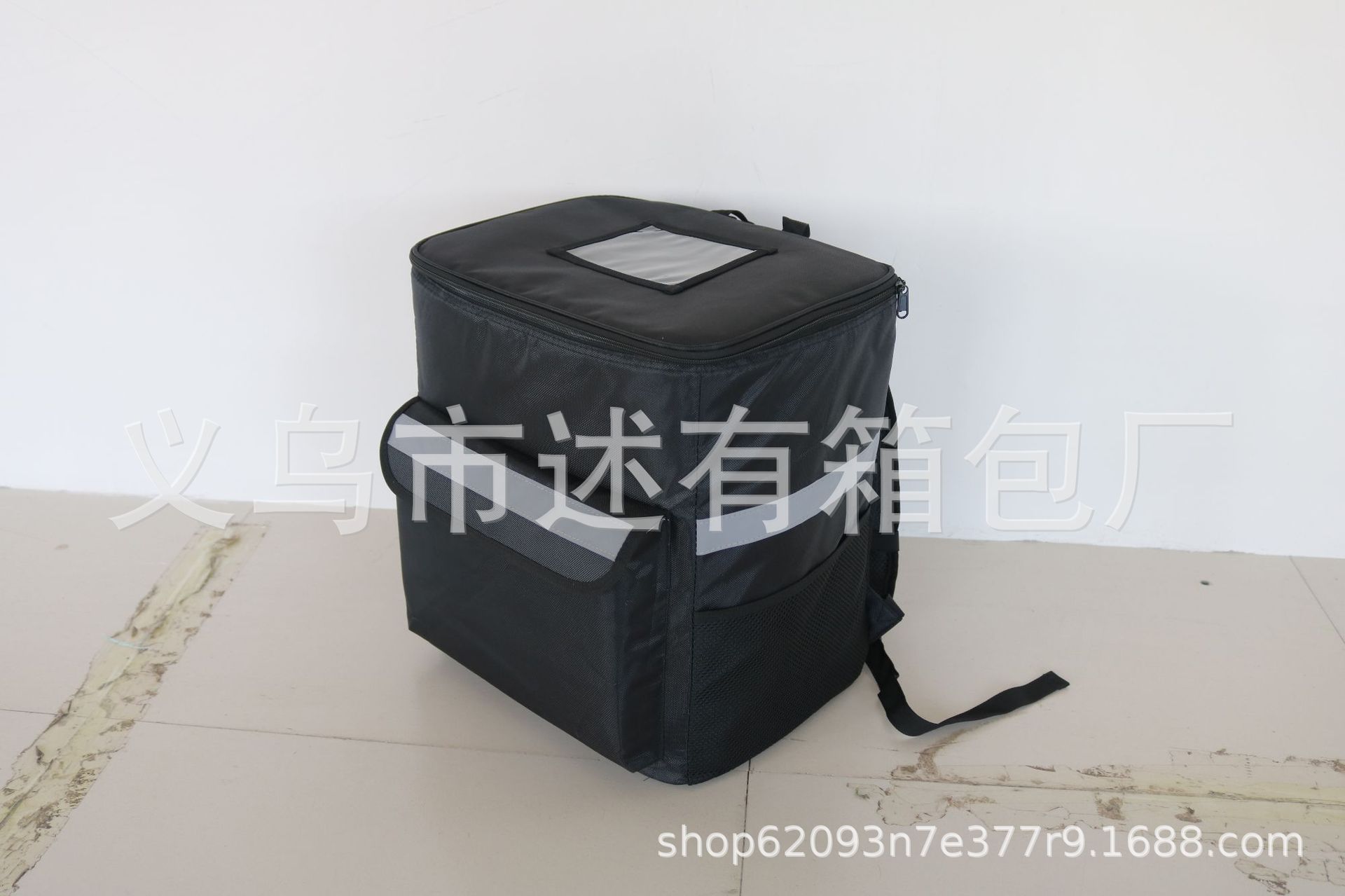 定制款外卖箱双肩包 骑手跑腿配送箱 背包款送餐箱外卖保温披萨箱-阿里巴巴