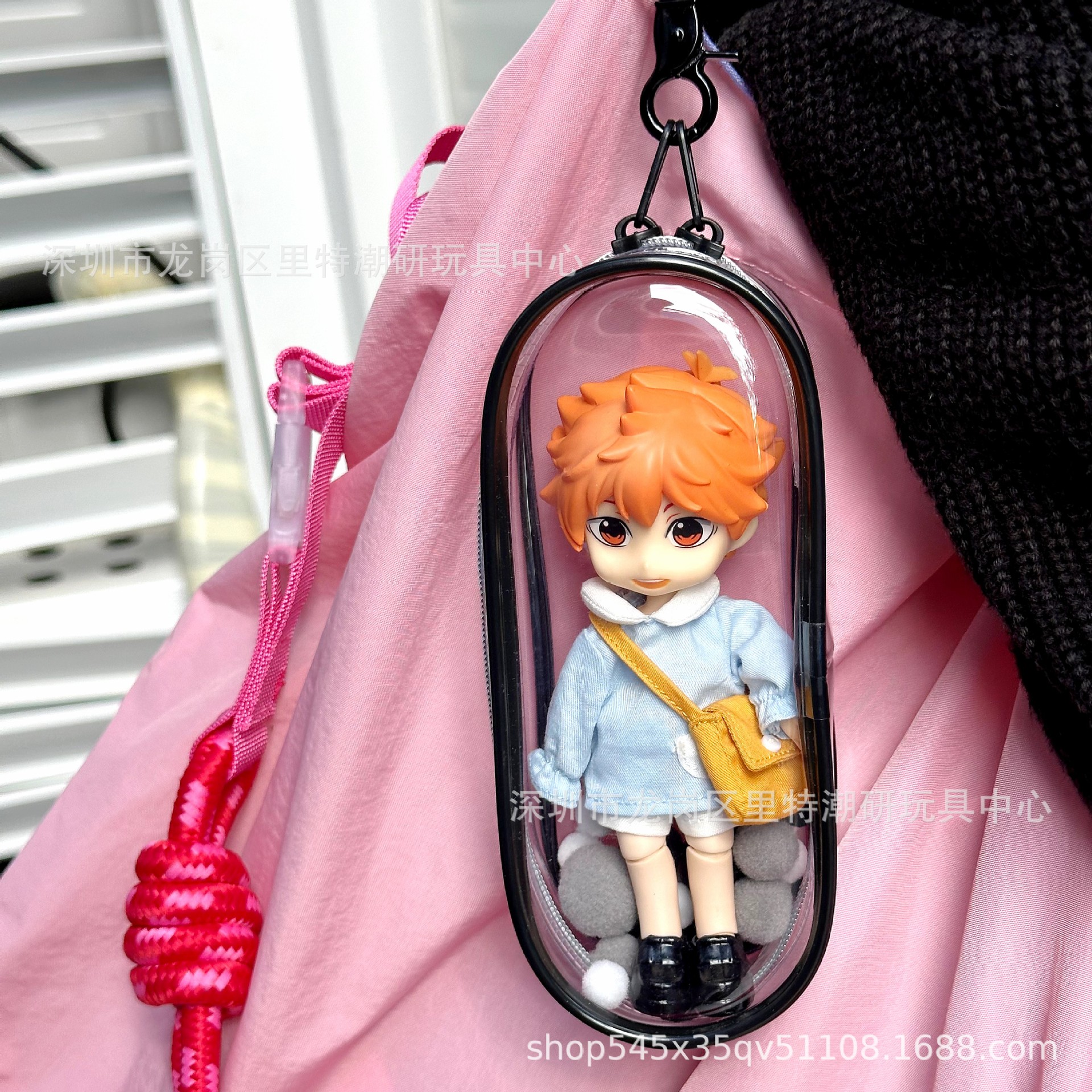 OB11娃舱升级版加厚高透12分bjd外出娃包gsc粘土人收纳展示挂件袋-阿里巴巴