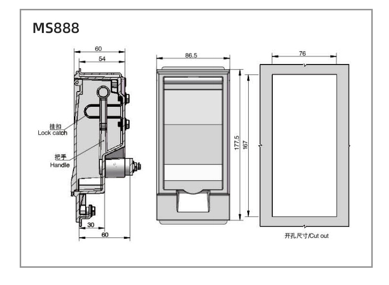 恩利MS887/MS888锌合金箱变锁电缆分支箱JP柜变电站设备配电柜锁-阿里巴巴