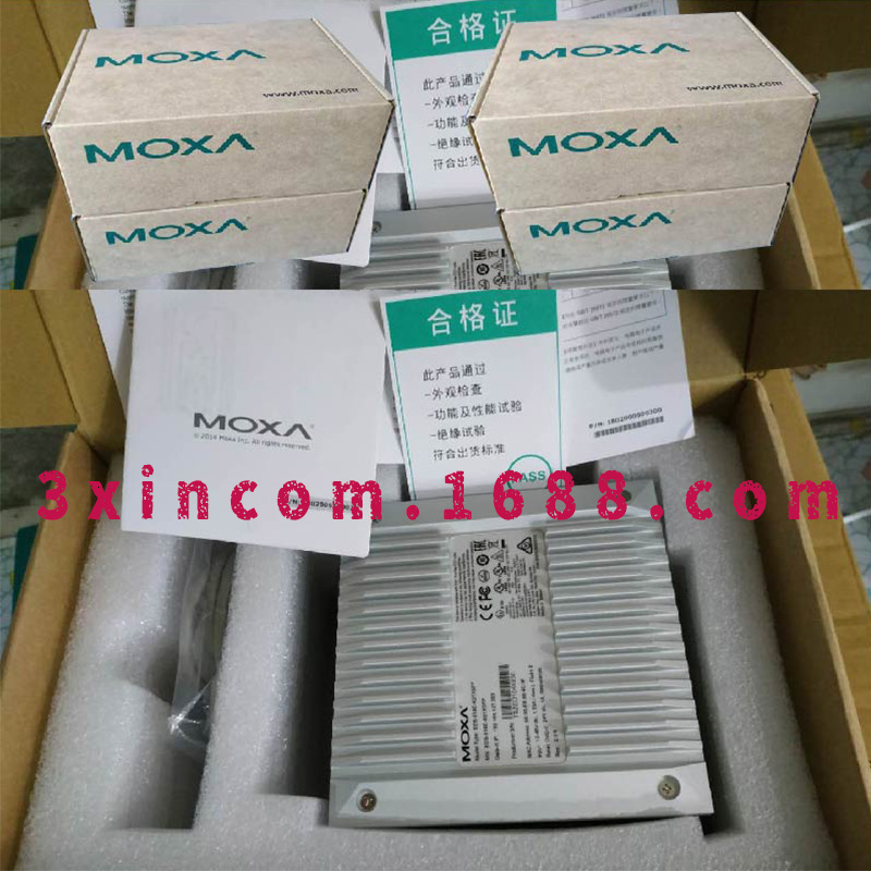 全新原装EDS-108台湾MOXA摩莎工业以太网交换机导轨有货开增票-阿里巴巴