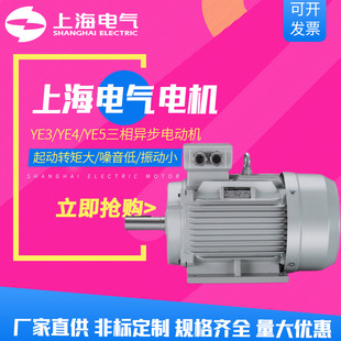 上海电气集团上海电机厂电动机YE3/YE4/YE5三相异步一级能效5.5kw-阿里巴巴