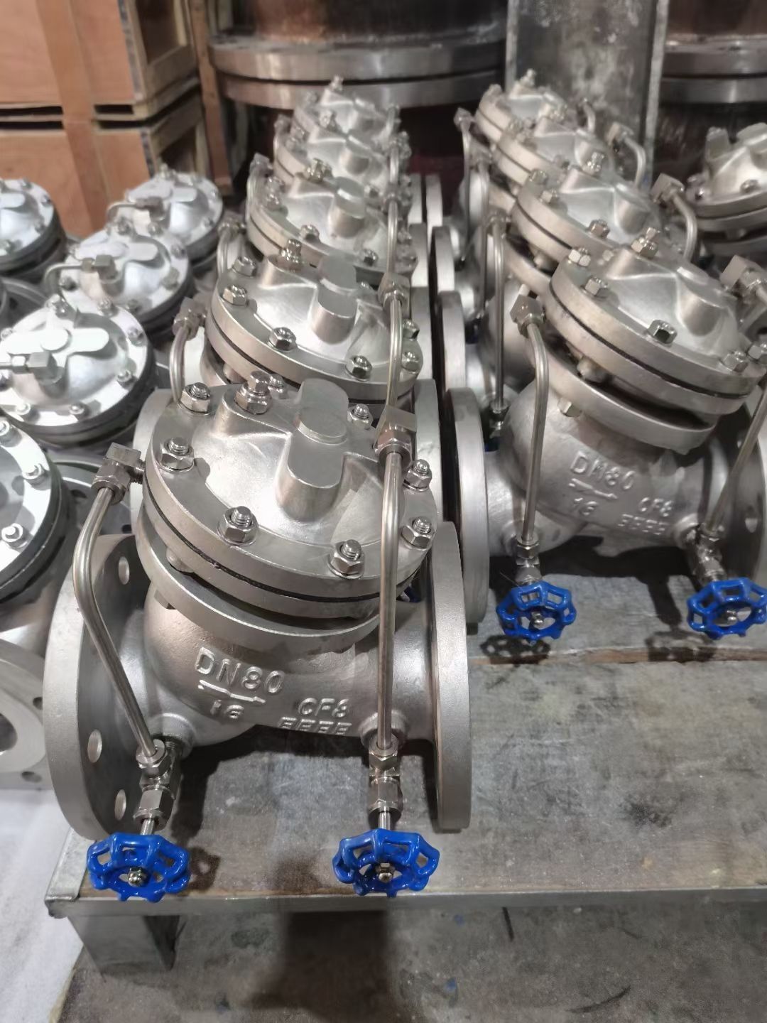 200X-16P不锈钢可调式压力阀自来水先导式法兰自动水力控制阀稳压-阿里巴巴