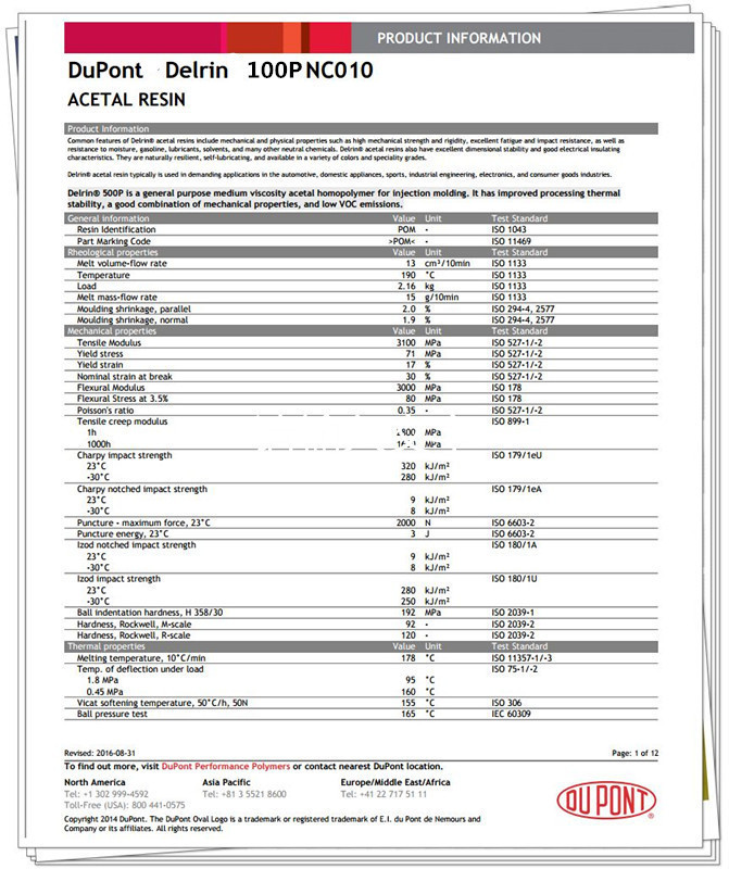 批发杜邦 delrin POM 100P NC010 薄壁制品 高刚性 高耐磨 聚甲醛-阿里巴巴