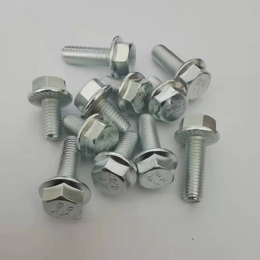 GB5789六角法兰螺丝8.8级镀锌大六角螺栓 厂家直销质量保障尺寸齐-阿里巴巴