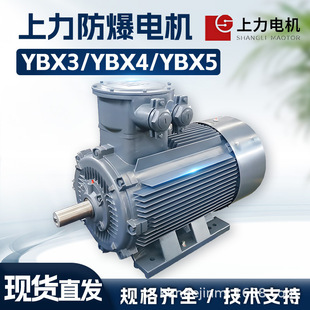 上海上力防爆电机YBX3防爆型马达 380V三相电动机BT4/CT4卧式电机-阿里巴巴
