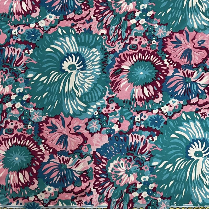 E371 绚丽彩菊 70*70左右 围巾Y15-阿里巴巴