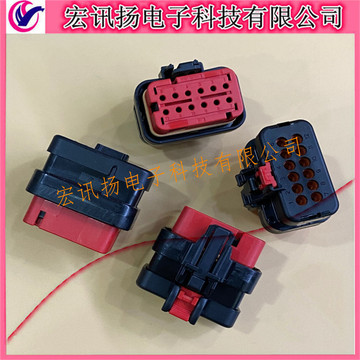 776533-1 原装TE/AMP 4.5mm间距-12Pin 线速插头 防水胶壳连接器-阿里巴巴