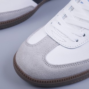 莆田鞋 SAMBA黑白板鞋德训运动鞋真皮亲子款 一件代发-阿里巴巴