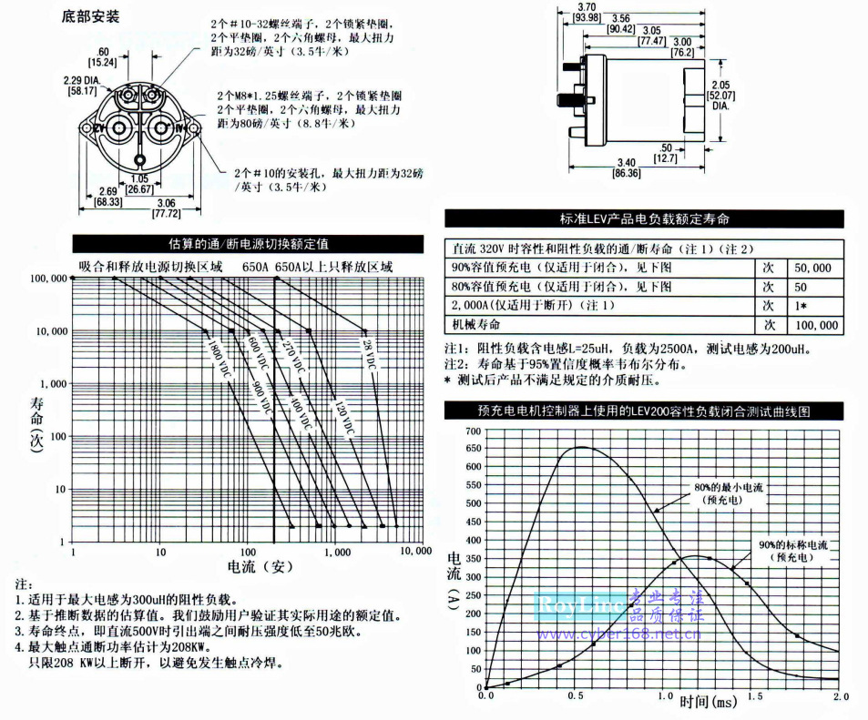 TE LEV200A4NAA LEV200A4ANA LEV200H5ANA 12V24V高压直流继电器-阿里巴巴