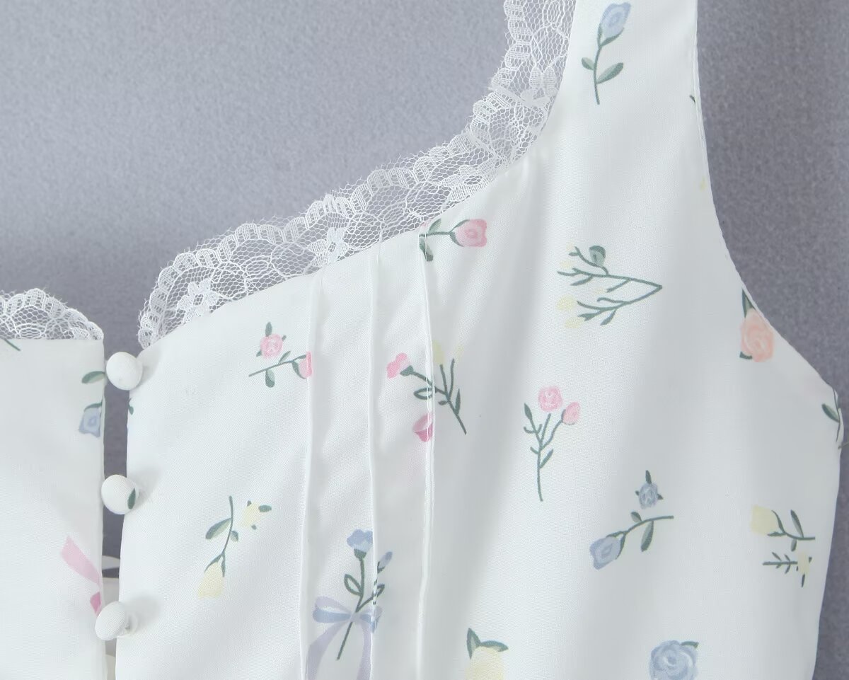 批发2024冬款女士蕾丝印花无袖长裙YYY3-6689-阿里巴巴