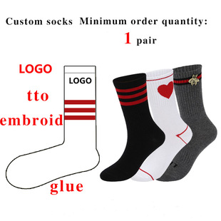 Customized sock logo processing, small order customization-阿里巴巴
