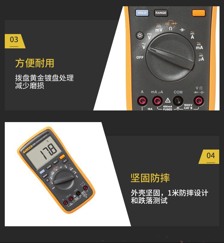 福禄克FLUKE 15B+/17B MAX 01/02 15B MAX KIT 117C/287C/289C1-阿里巴巴