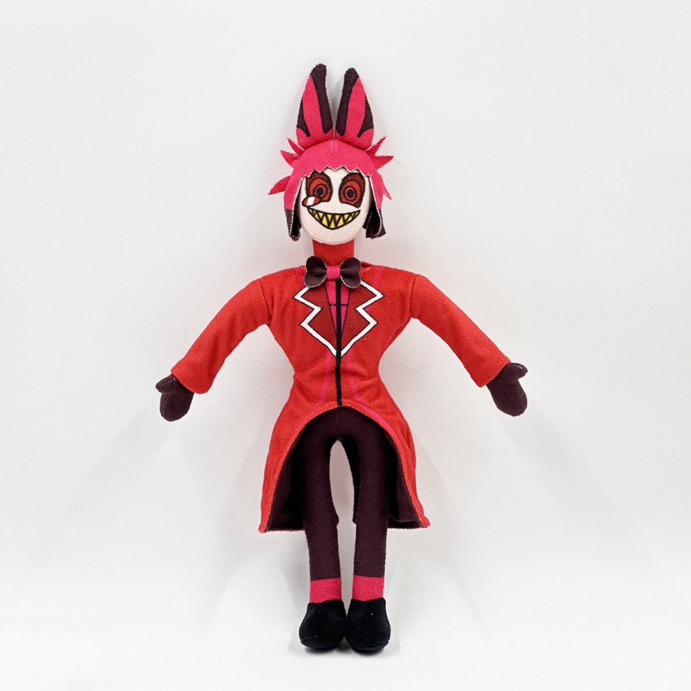 跨境新款地狱客栈Hazbin Hotel Alastor毛绒玩具玩偶公仔-阿里巴巴