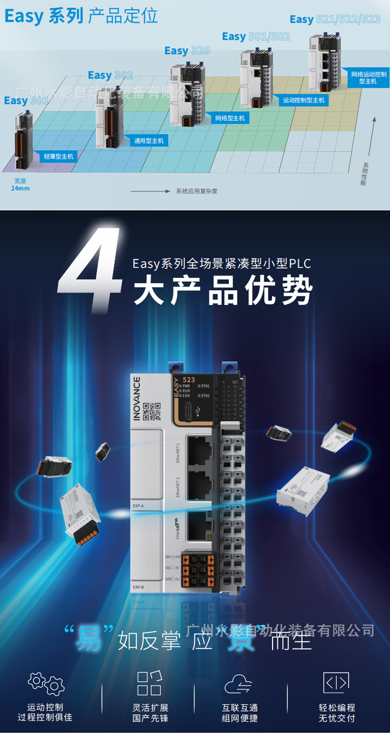 原装 GL20-4AD 汇川PLC 可编程控制器 4路模拟量输入模块全新正品-阿里巴巴