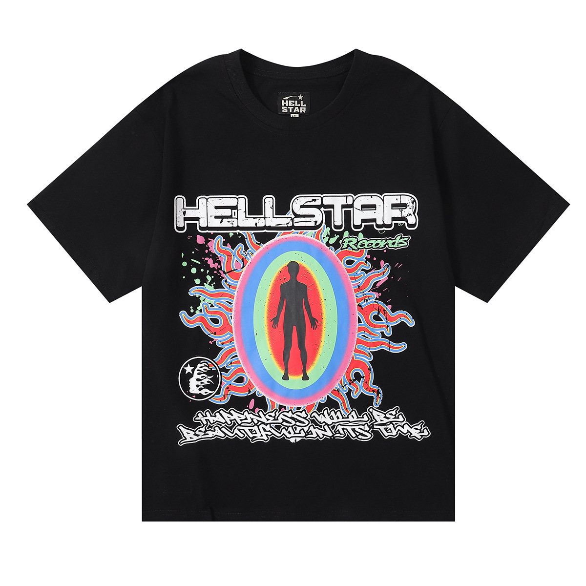 跨境2024 SST-shirtS美潮Hellstar系列欧美潮牌字母人像印花休闲-阿里巴巴