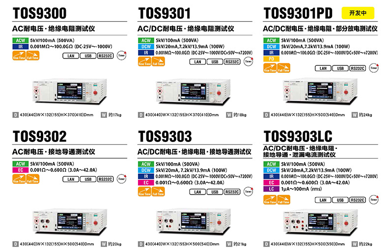日本菊水TOS9320交流耐压绝缘测试仪菊水耐电压绝缘测试仪TOS9300-阿里巴巴